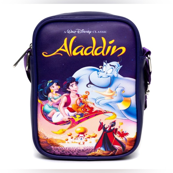 Buckle-Down | Bags | Nwtbuckledown Disneys Aladdin Crossbody Bag Vhs ...